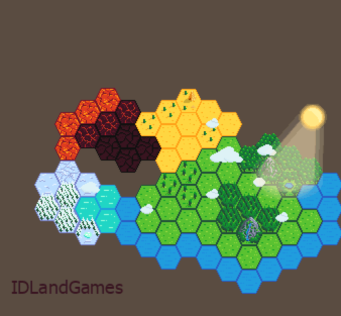 Pixel Hex - Set 1 by IDLandGames
