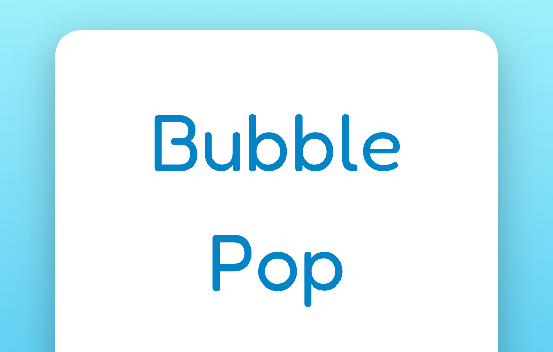 BubblePop by CrimsonParse