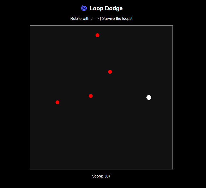 🌀 "Loop Dodge" by Soumyajit Das INDIA for GMTK Game Jam 2025 - itch.io