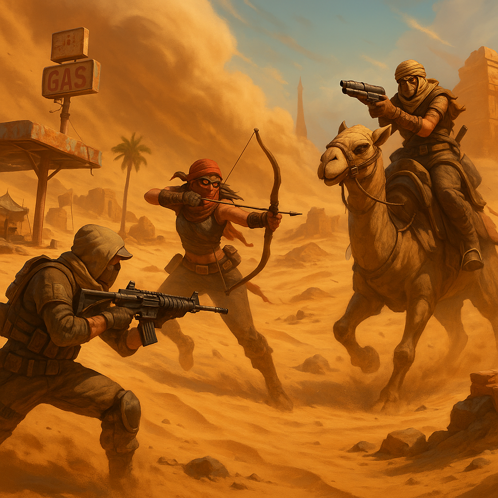 Desert Battle Royale by Citony Borham celange
