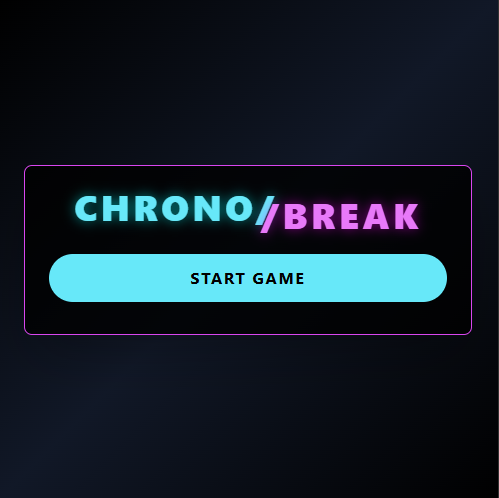 Chrono//Break by manguino for GMTK Game Jam 2025 - itch.io