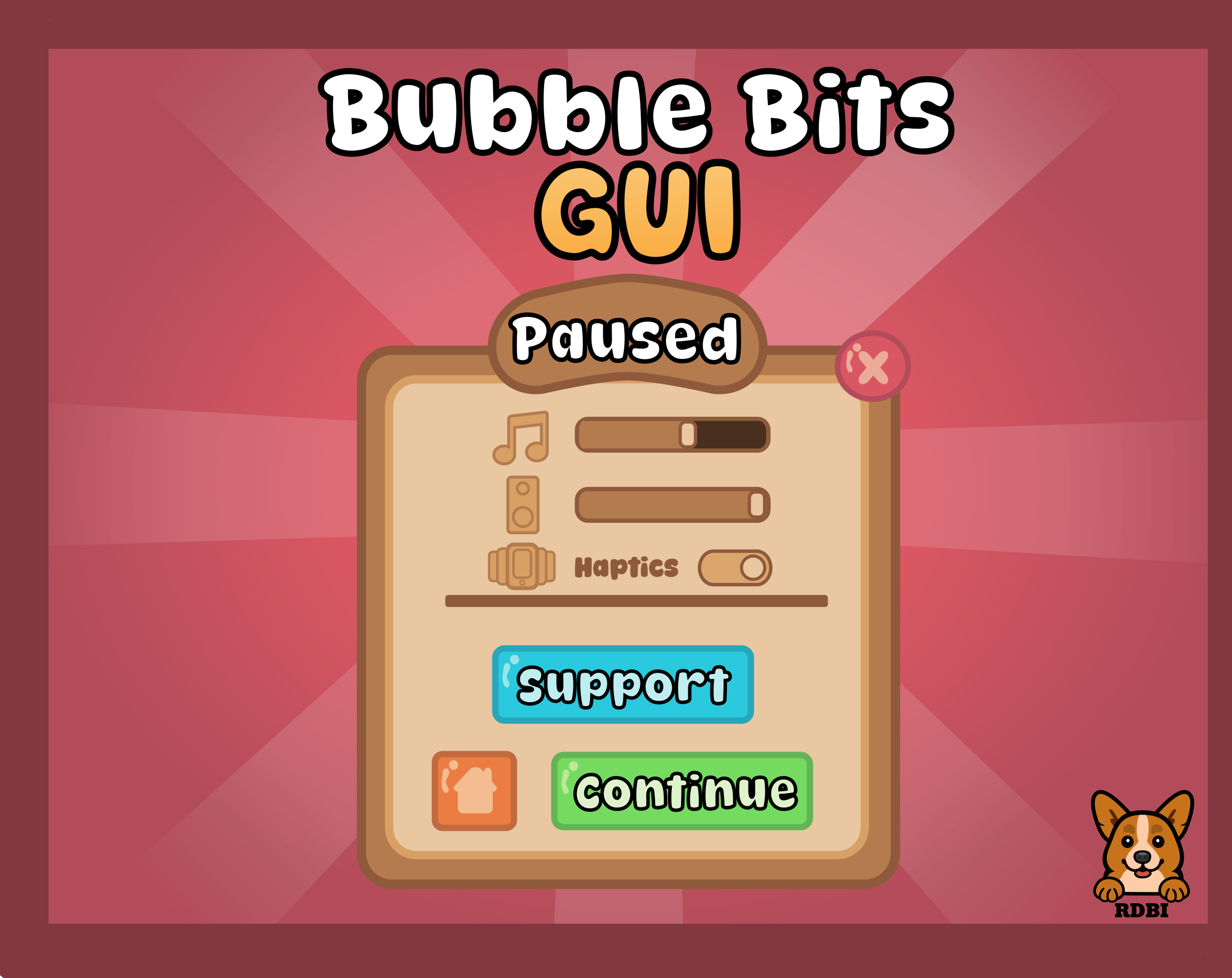 Bubble Bits GUI by RDBI