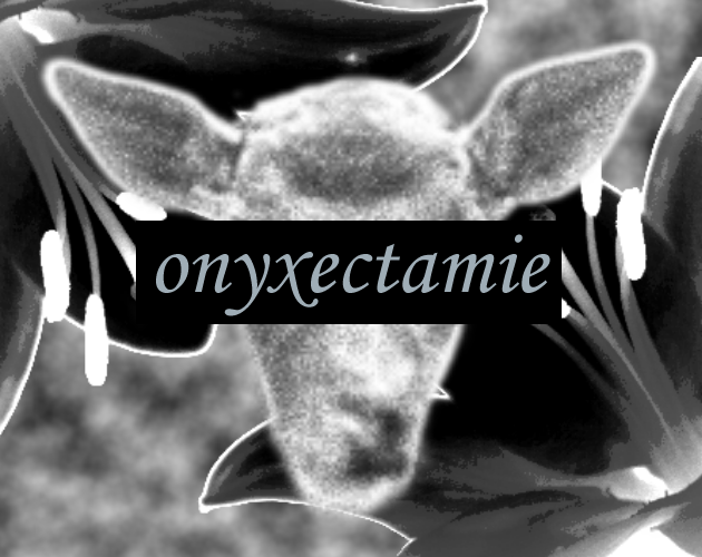 onyxectamie by a deer standing on it's hind legs