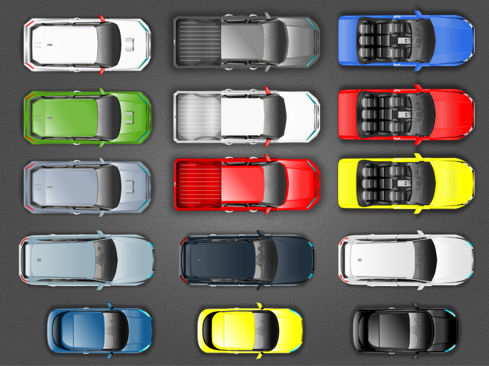 2D Urban Cars by looneybits