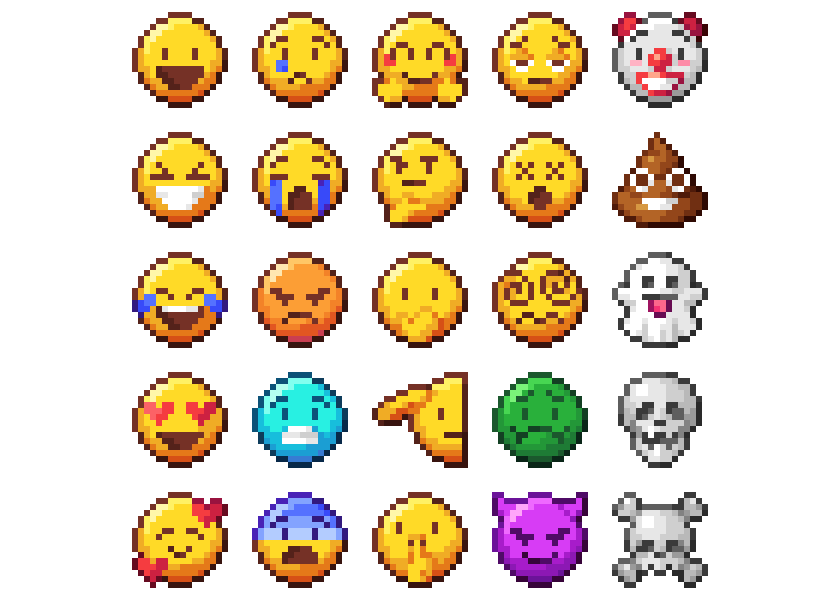 Emotion Update! - JOI3's Pixel Art Emojis, Icons and Items by JOI3