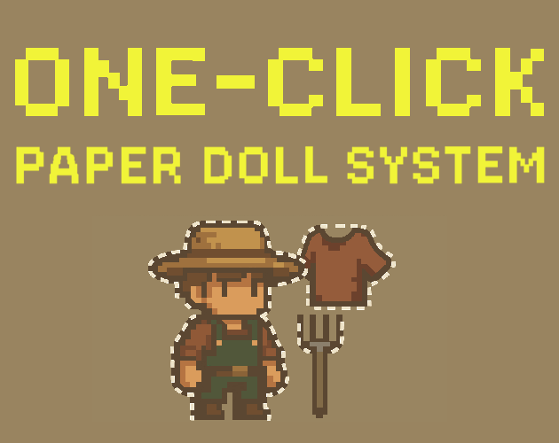 Paper Doll System for Unity – Modular 2D Character Layering (One-Click ...