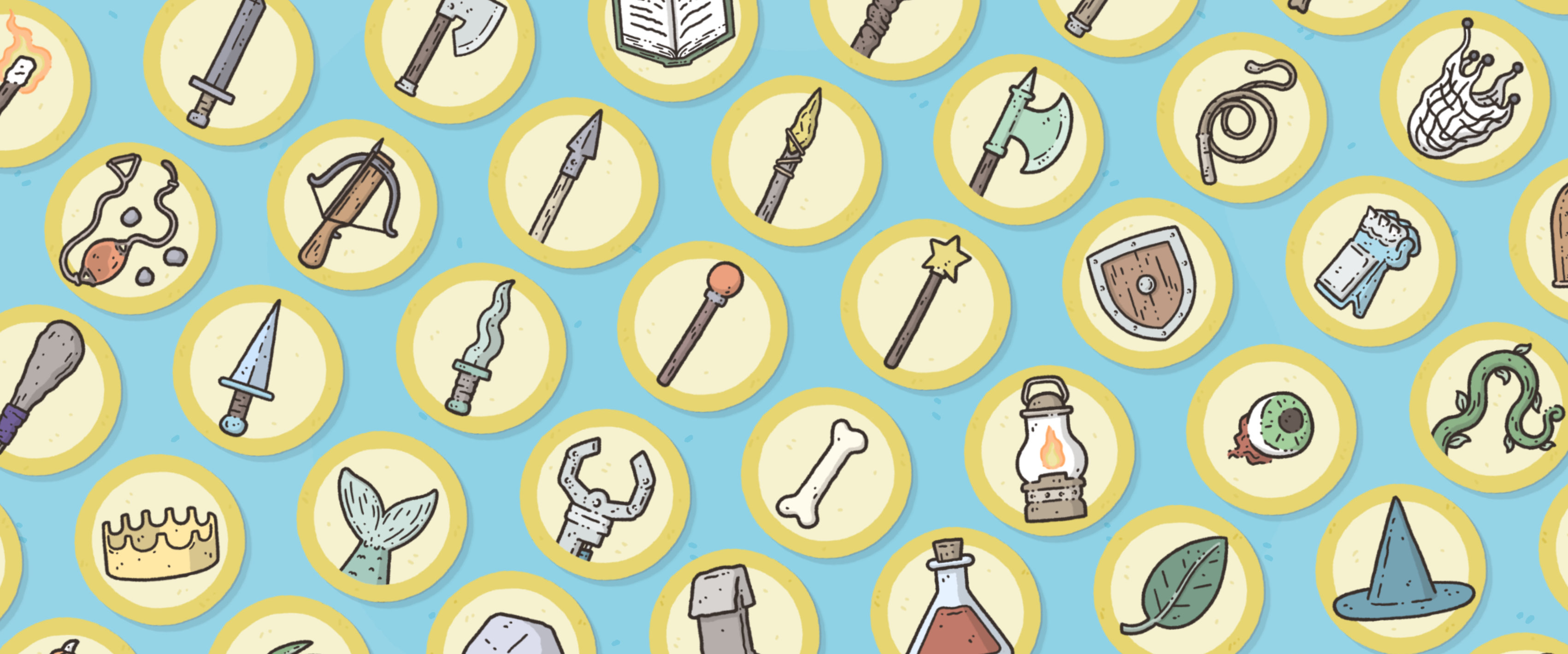 Circle Tokens Pack - Useful Fantasy Icons by Slowquest