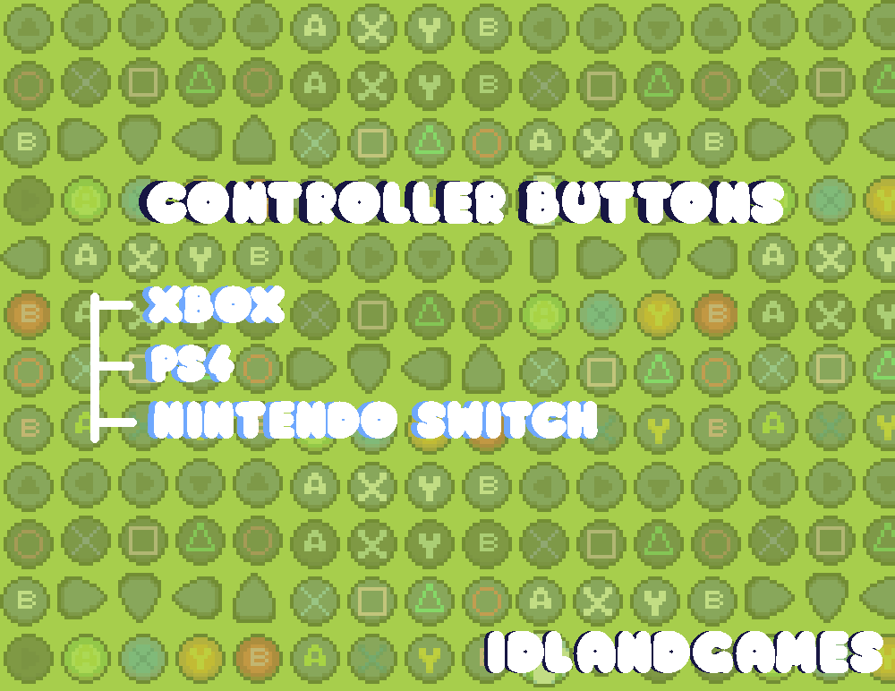 Pixel Controller Buttons by IDLandGames