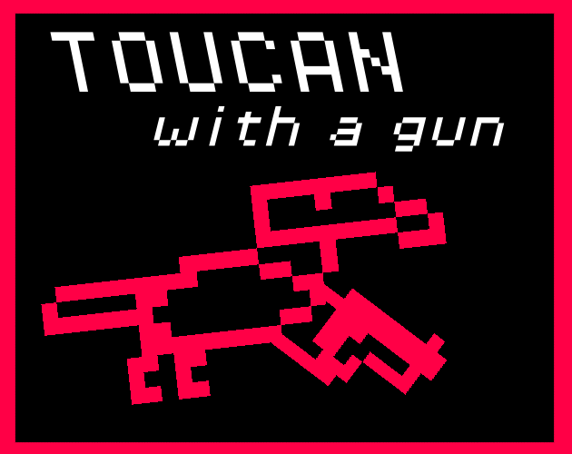 Toucan With A Gun by KateWoz