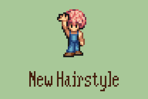 New Hairstyle Update 1.2 - Free Pixel Art Character - The Mana Seed ...