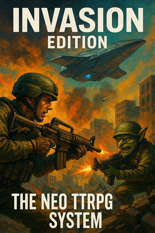 The Neo TTRPG System - Invasion Edition by Steven Saunders