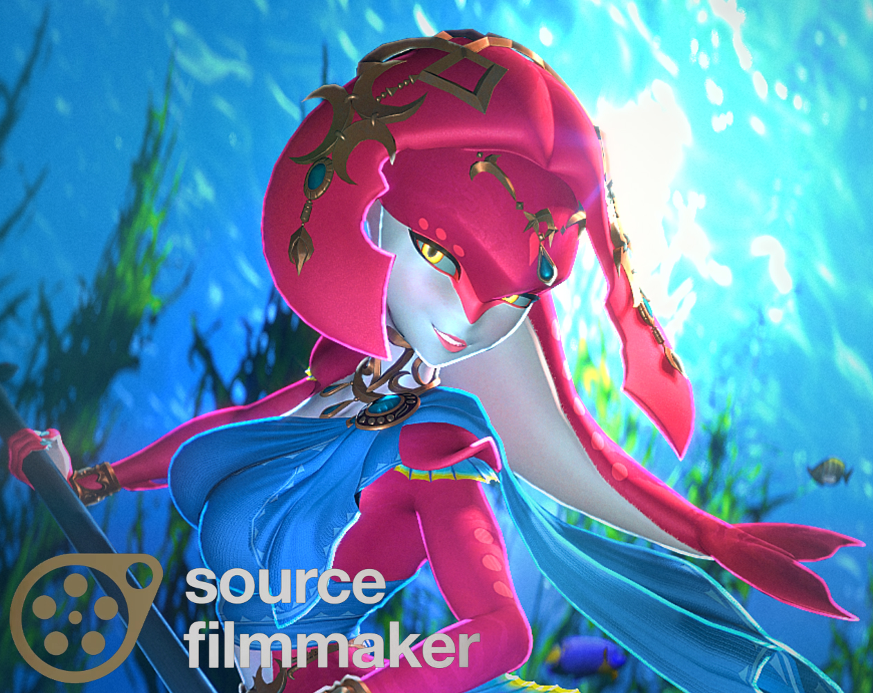 Mipha: Zelda BotW (SFM) by MayoSplash