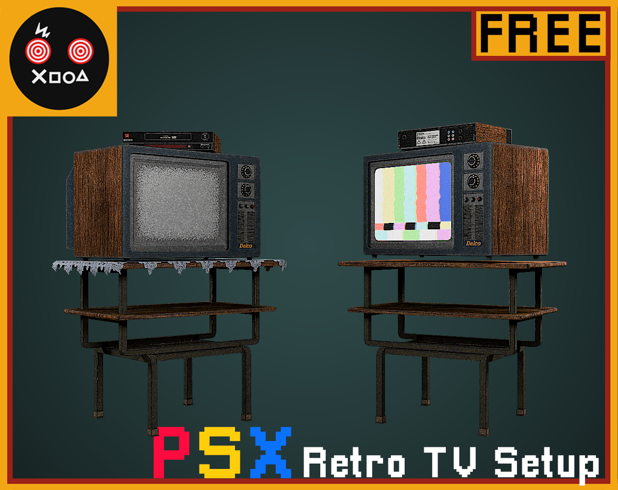 PSX Retro TV Setup by AcchiHaven