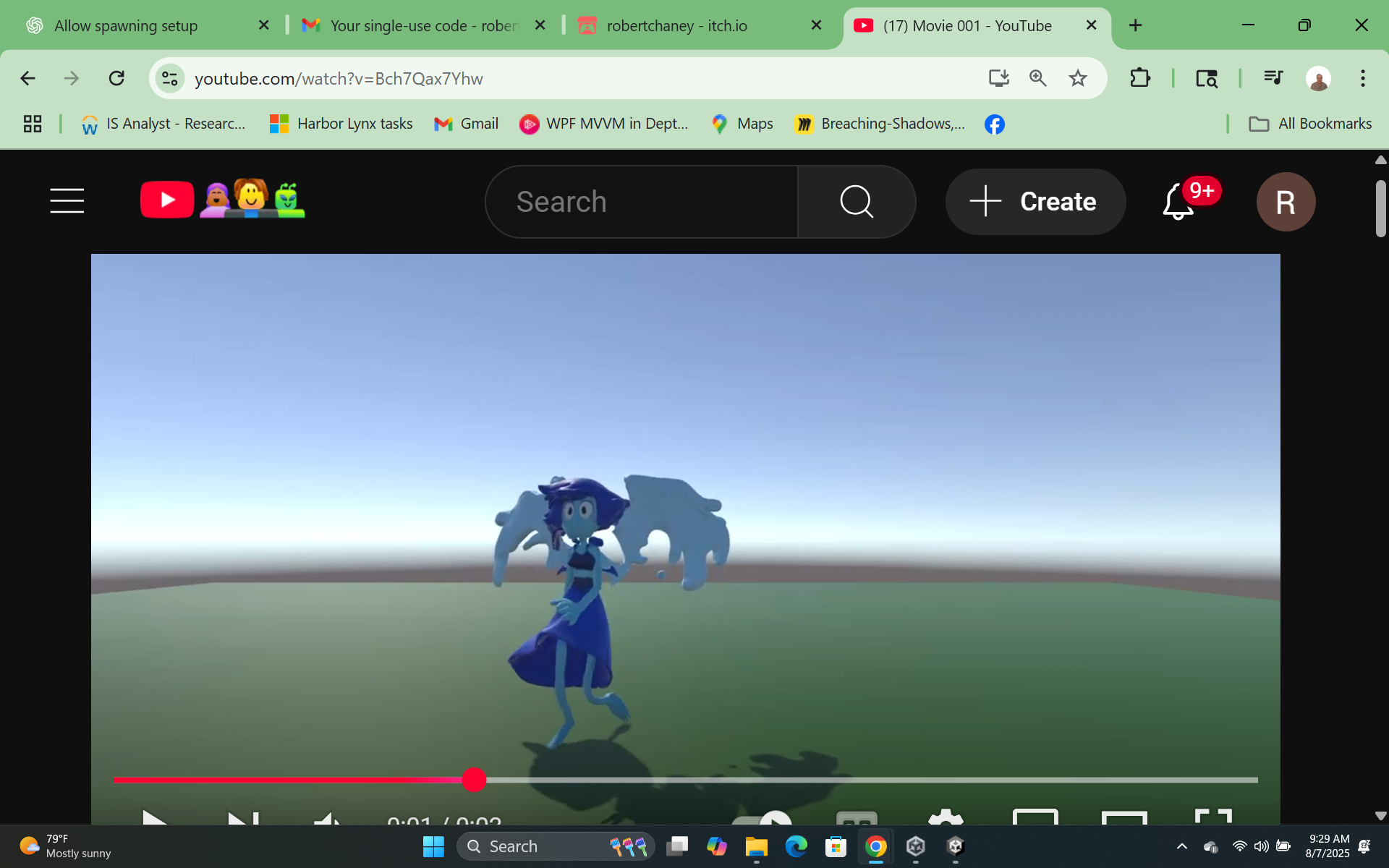 Pixie LapisLazuli Dancing by robertchaney