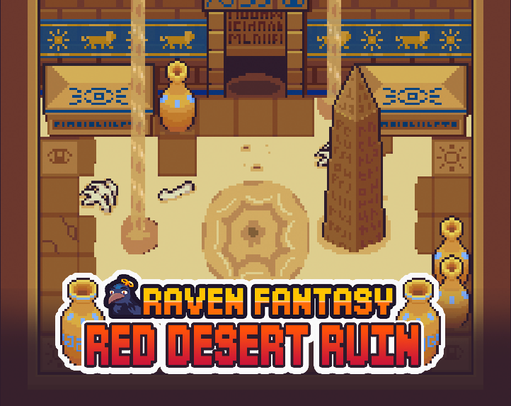 Raven Fantasy - 2D PixelArt Tileset and Sprites - Red Desert Ruin by ...