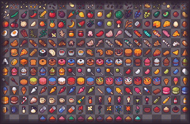 Addin's 250+ Food and Drinks - RPG Icon Pack by AddinSachen