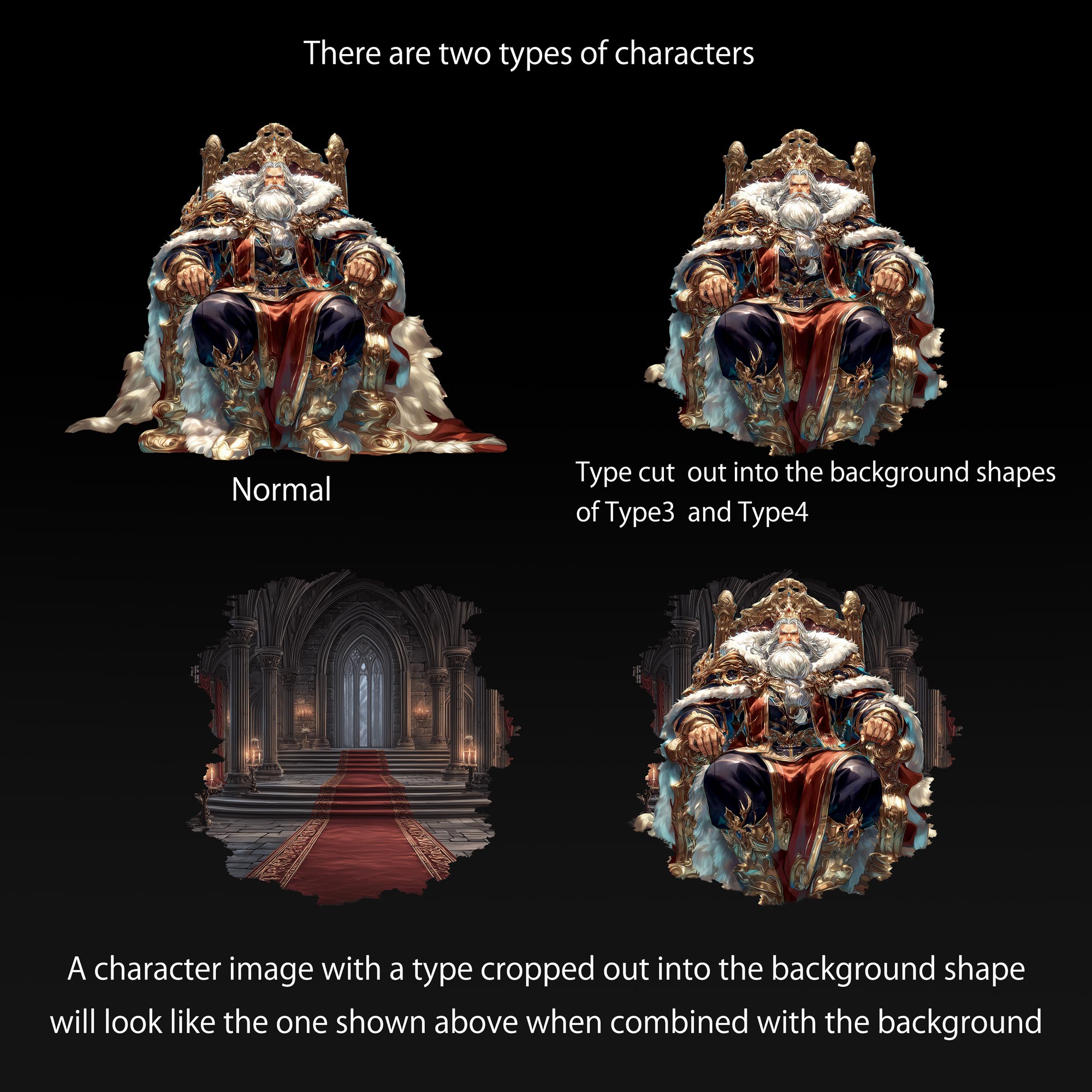 100 Fantasy Character Portraits + 50 Backgrounds | RPG, TRPG, Visual ...