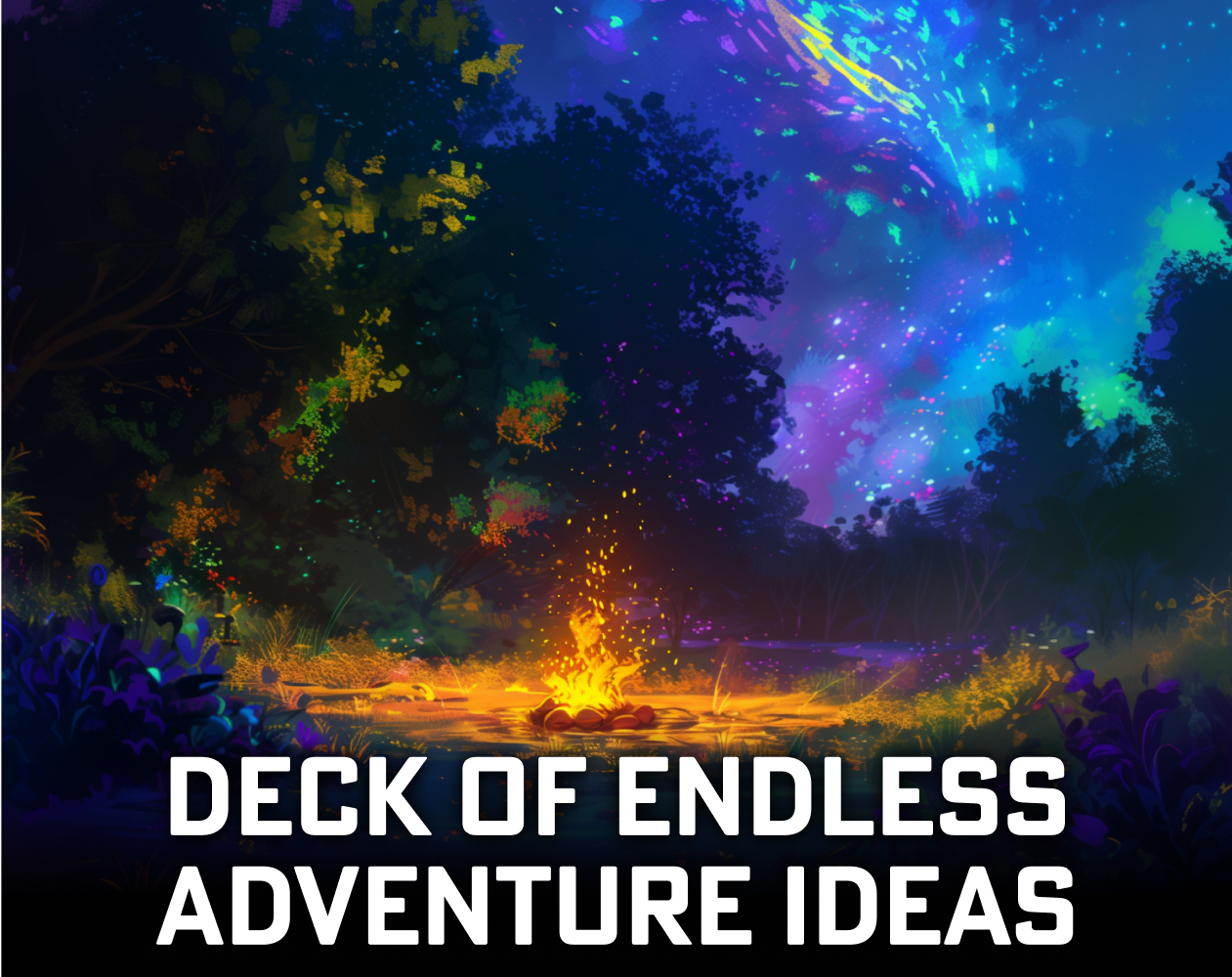 Deck of Endless Adventure Ideas by lumenwrites