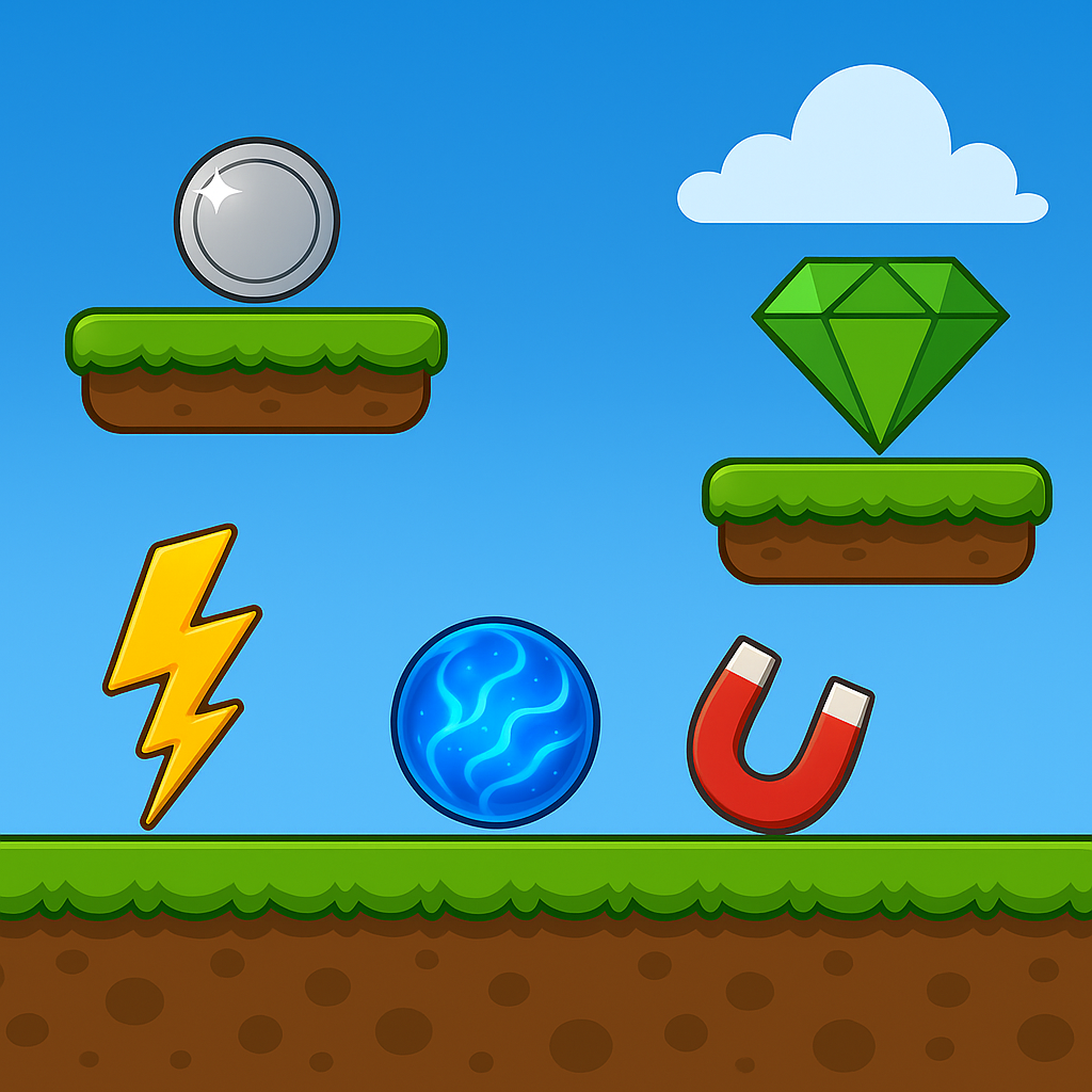 2D Power-Ups & Collectibles - Standard Pack by CMHAssets