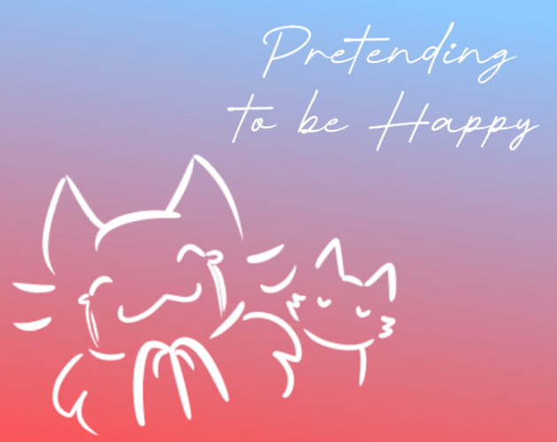 Pretending to be Happy by Magikya Studios for cool cats zine club #1: pretend - itch.io
