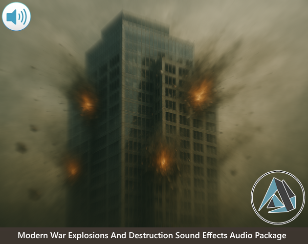Modern War Explosions And Destruction Sound Effects Audio Package by ...