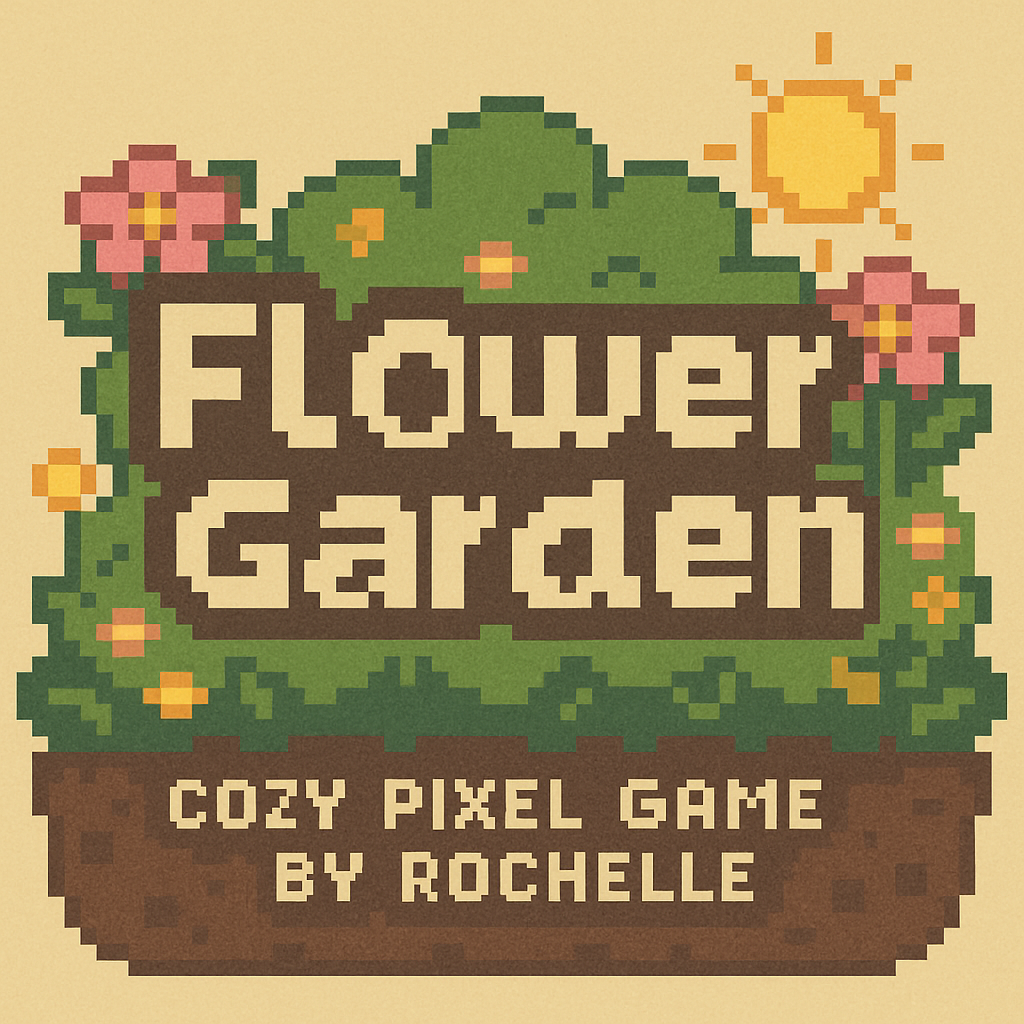Flower Garden - Cosy Pixel Game by Rochelle by saintcleo