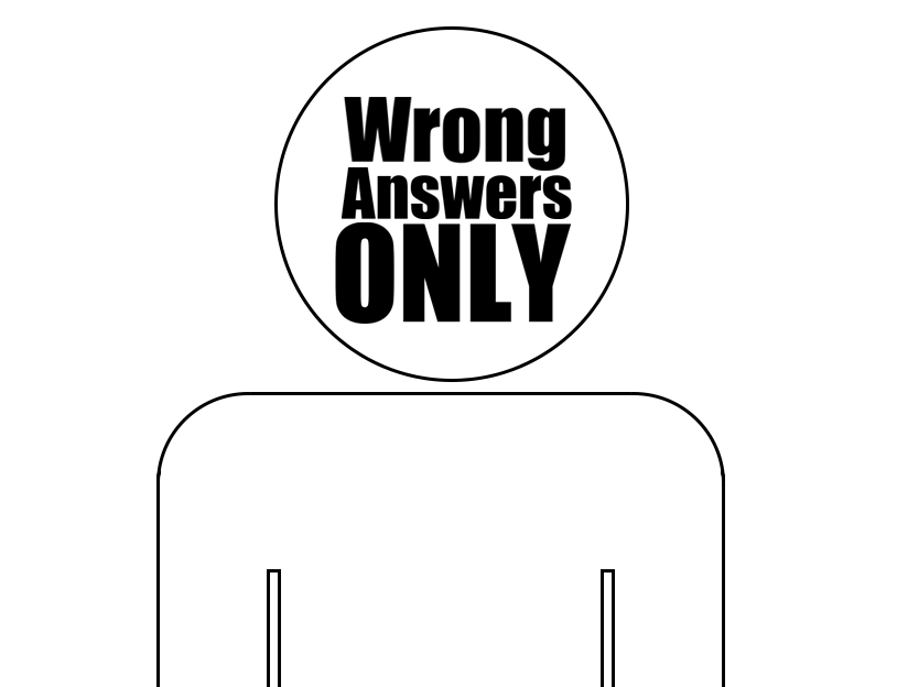 Wrong Answers Only by VIGAManufacture