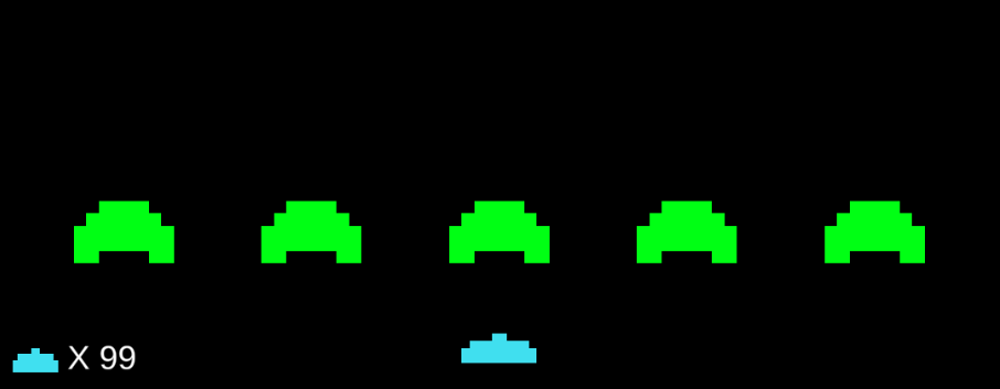 Space Invaders Clone by Alejandro Endo