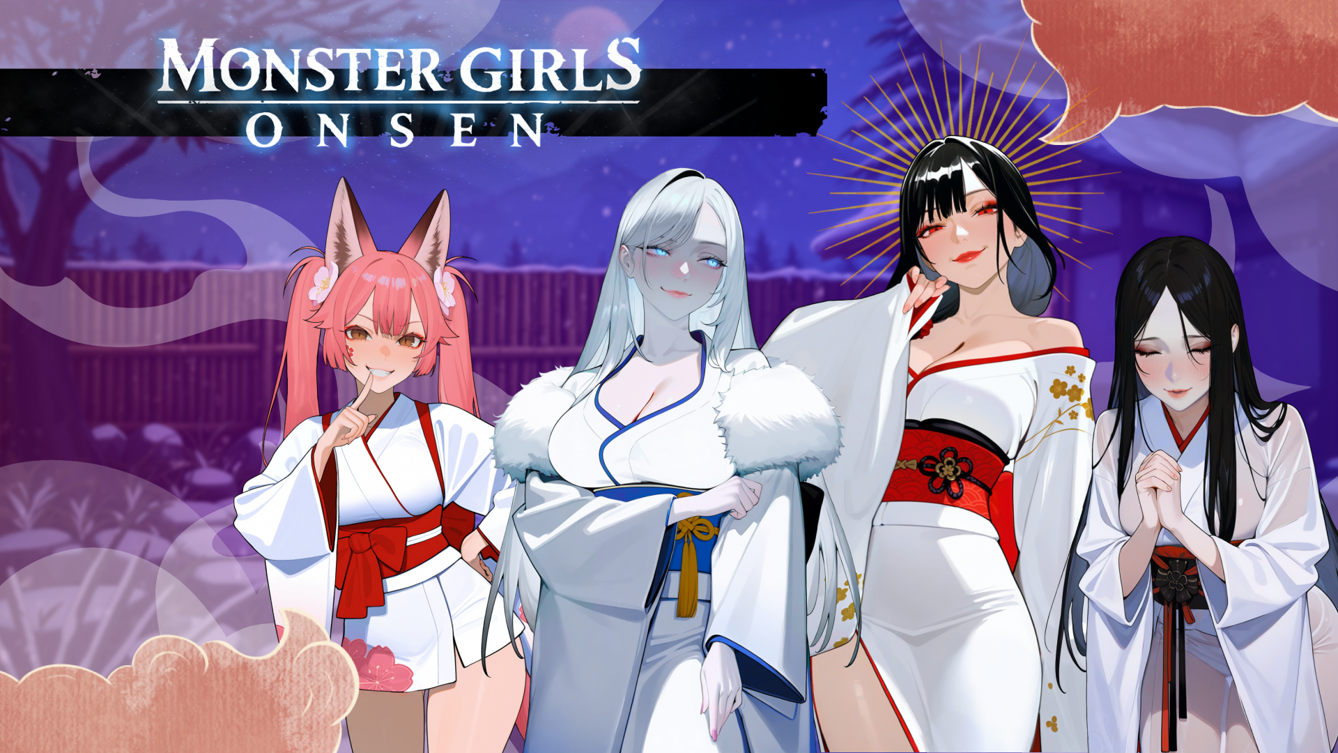 ♨ When the Sun Sets, the Onsen Comes Alive - Monster Girls Onsen by Dreamers Workshop