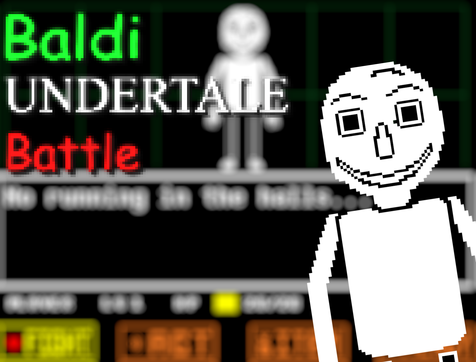 Baldi UNDERTALE Battle by Croffy Crofter