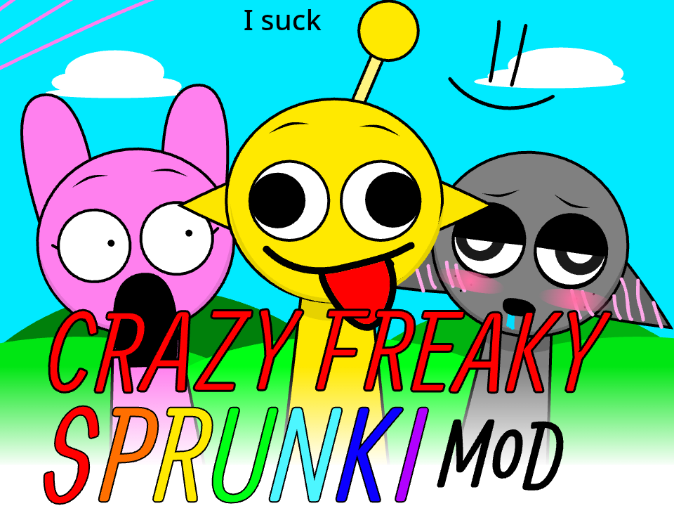 Crazy freaky sprunki mod by Midrona_Urrel