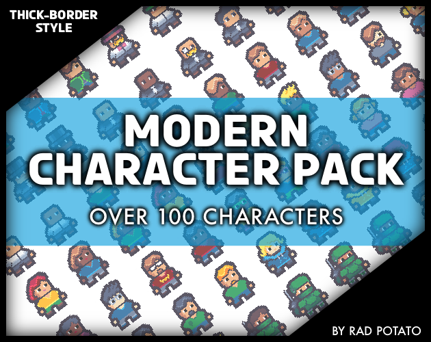 Modern Character Pack by Rad Potato
