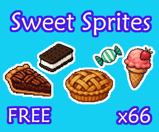 Sweets Pixel Art Mega Pack - FREE x66 by DokiStarDoki