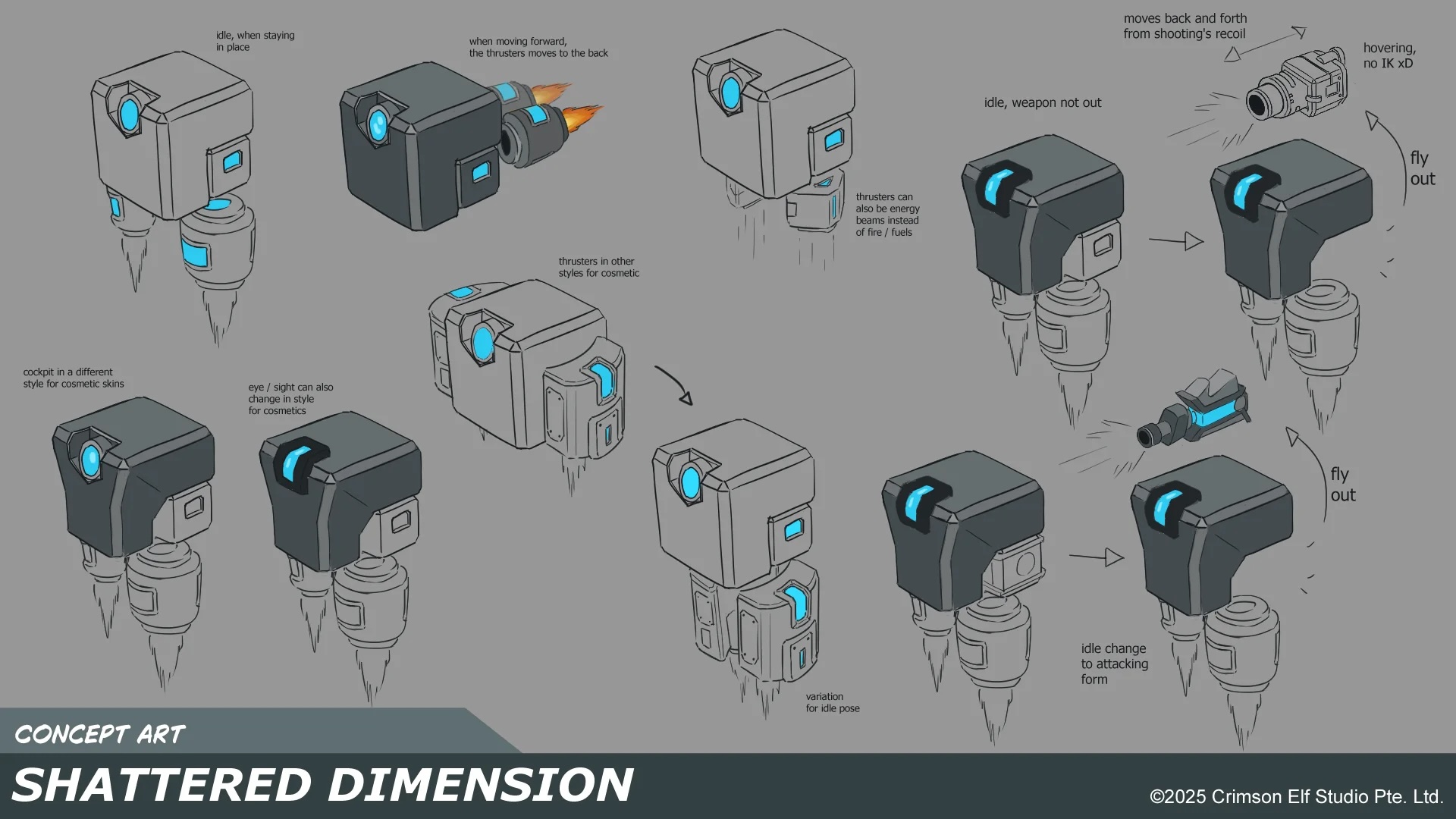 Concept Art - Shattered Dimension by Crimson Elf Studio