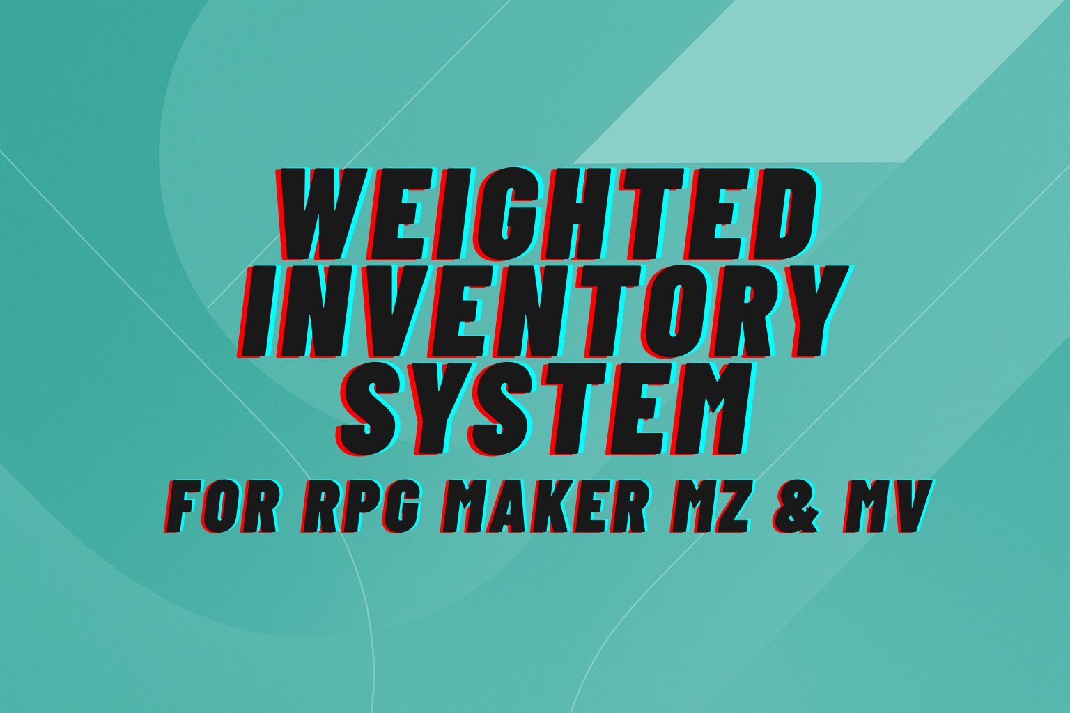 Weighted Inventory System for RPG Maker MZ & MV by BitQuest Studio