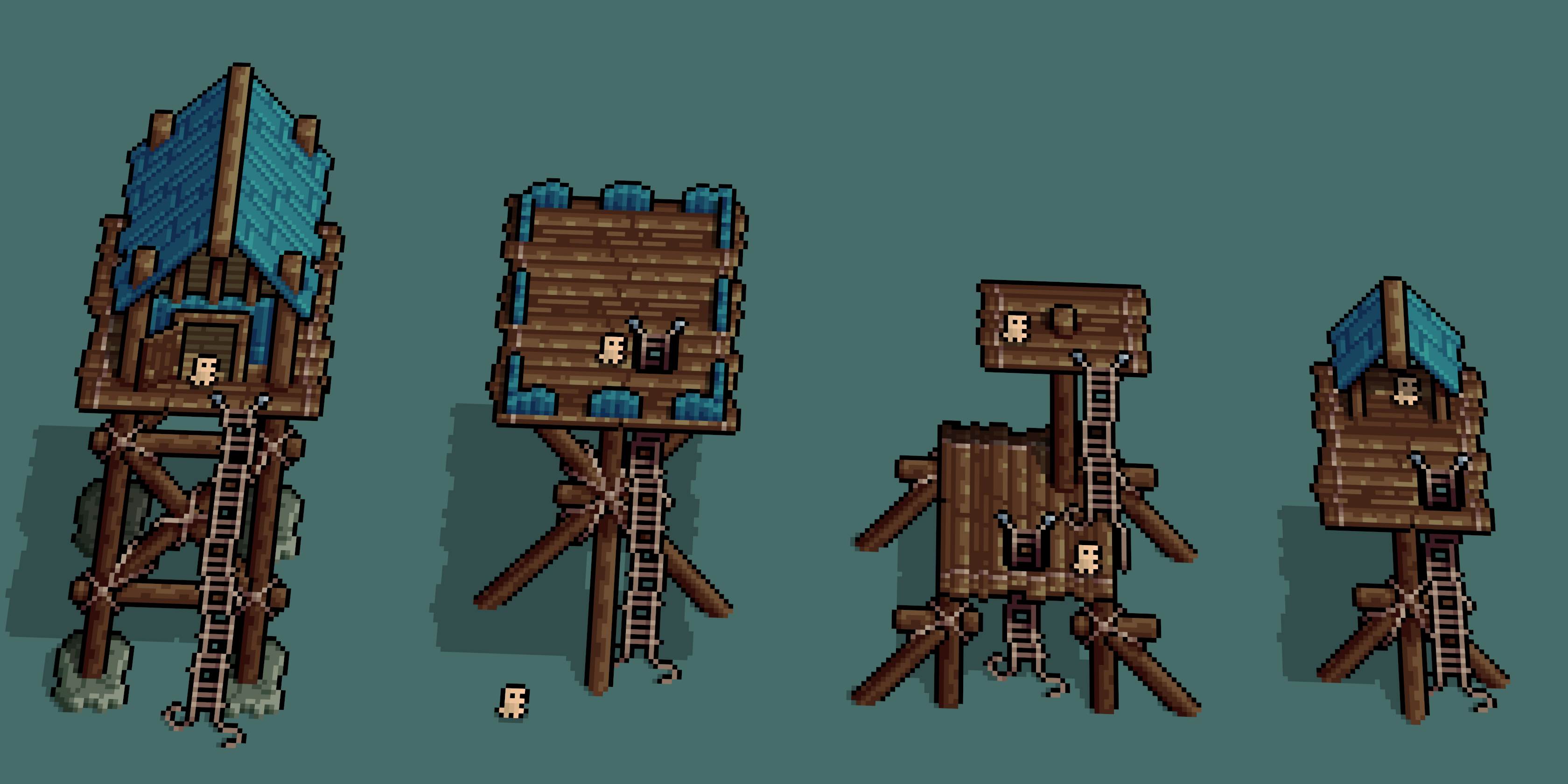 Minifantasy ♜ Towers by Krishna Palacio