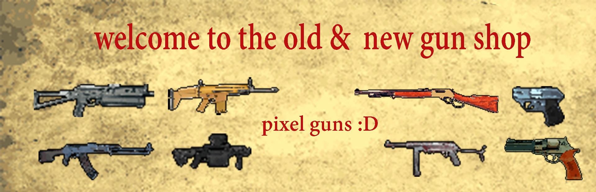 Ultimate Pixel Gun Collection (old & new weapon) by smile_:)l