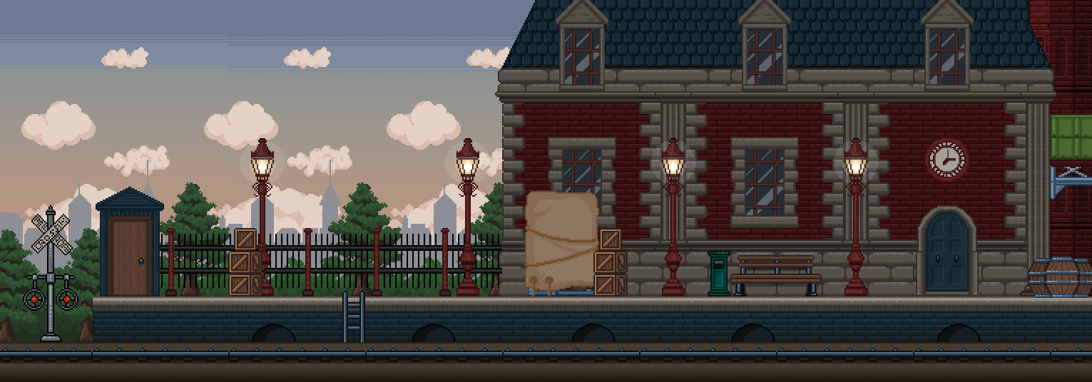 Train Station - Asset Pack by Pixsol