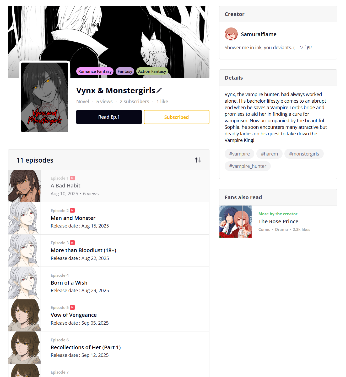 Vynx and Monstergirls, a new Light Novel! - itch.io