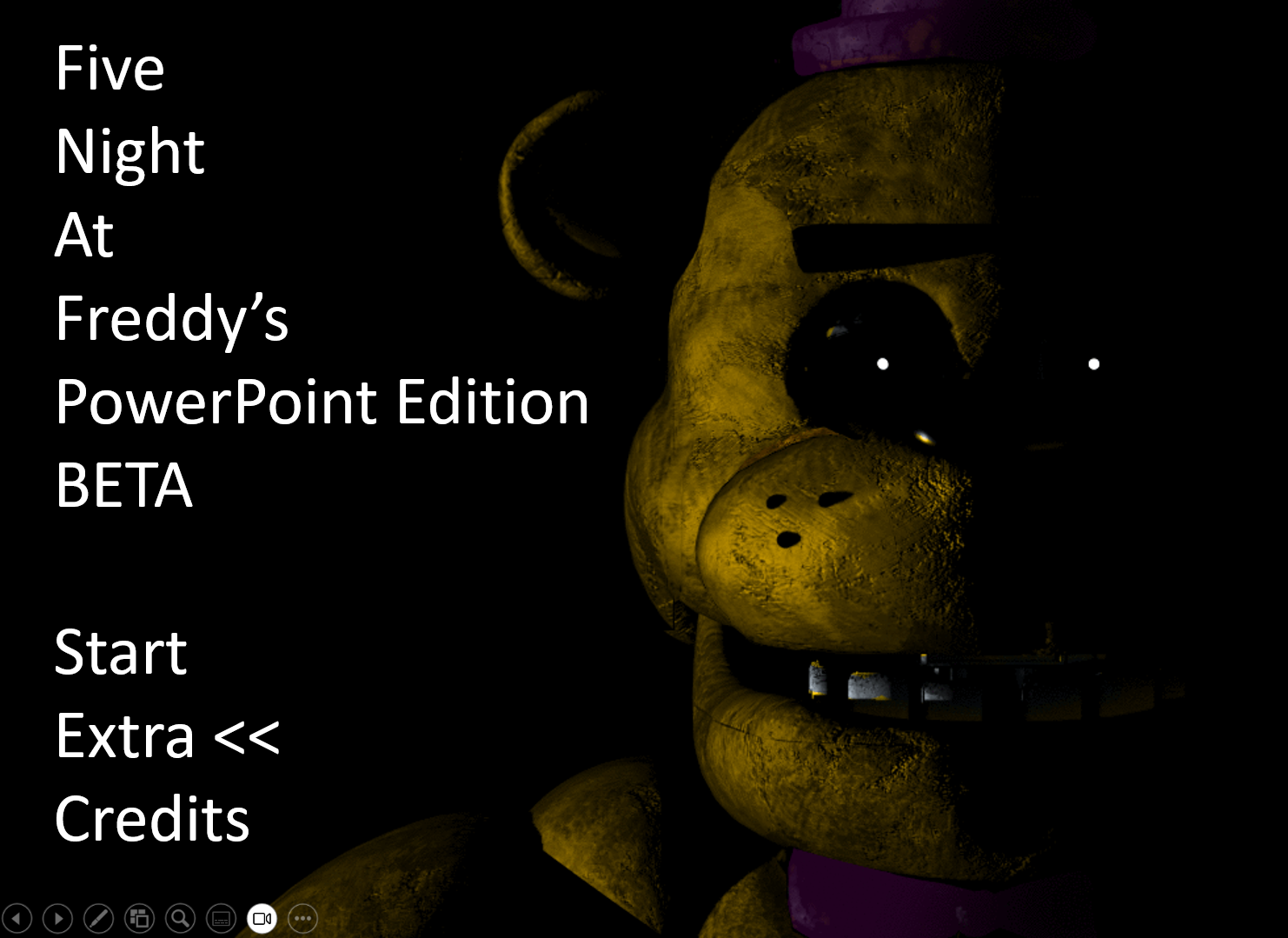 Five Nights at Freddy's PowerPoint Edition BETA by TEST555