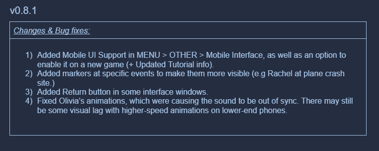 Update [v0.8.1] is Here! 🍀 (Free Release) - 🩷 Passions Uncharted 💙 by ...