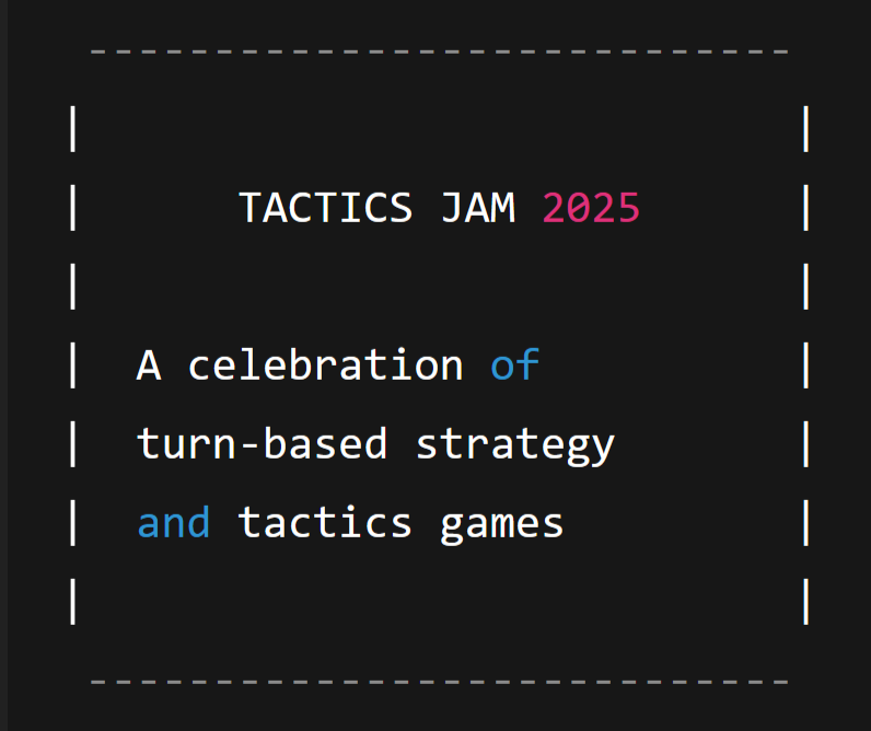 Tactics Jam 2025 - itch.io
