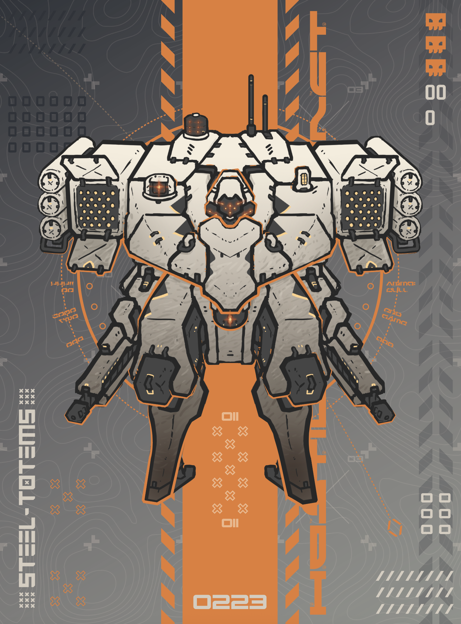 Steel Totems by Spectralidax