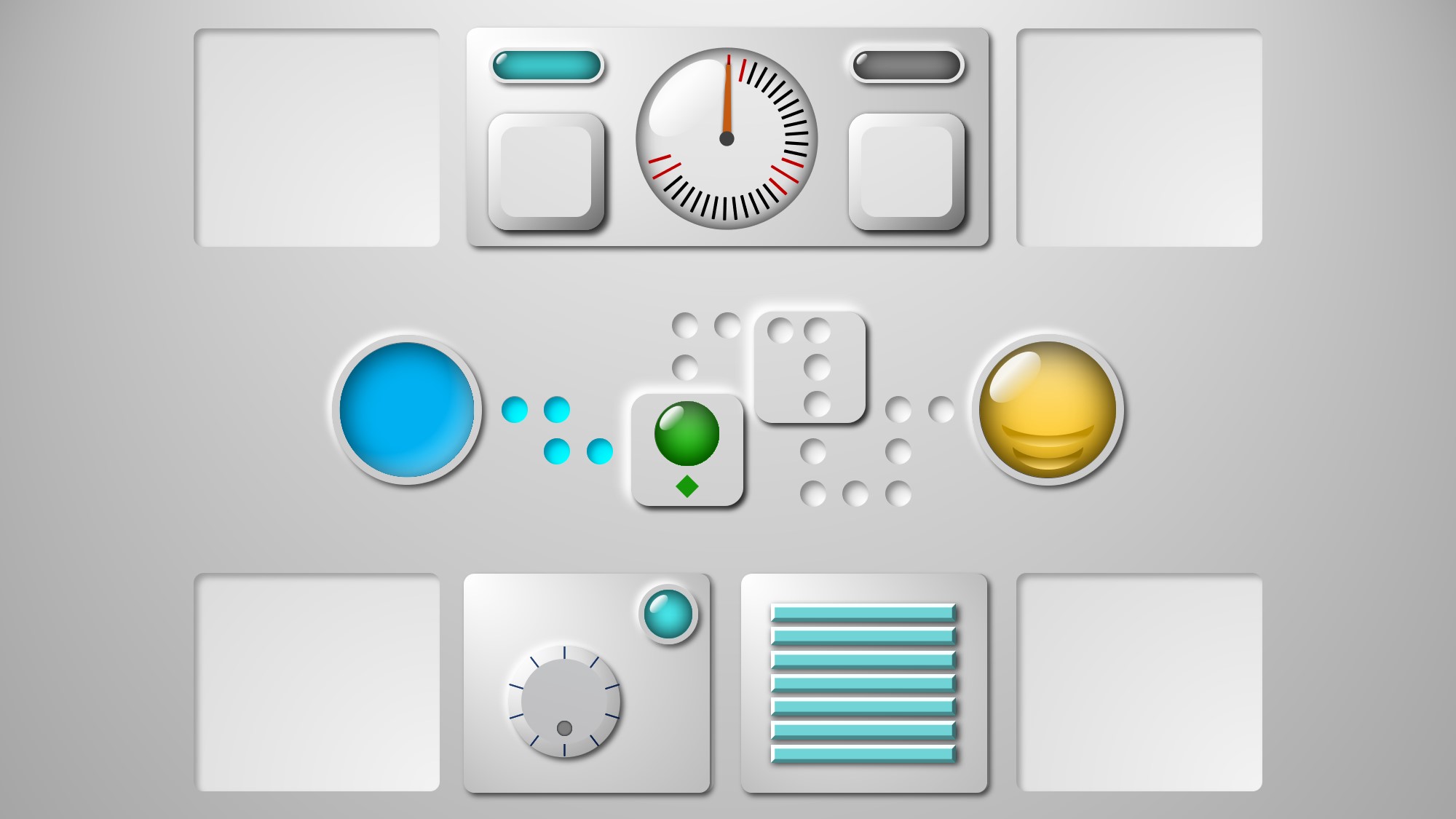 Skeuomorphic Modules (clicker game)