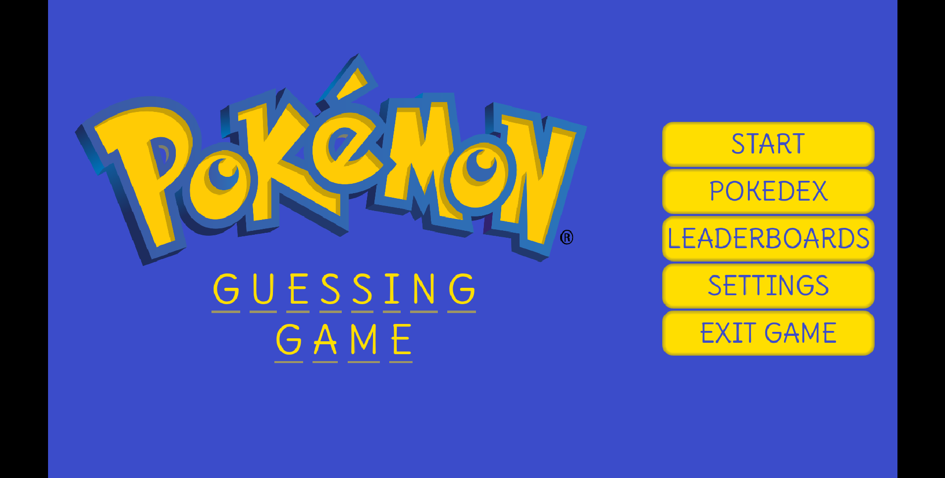 Pokémon Guessing Game by Imp0str