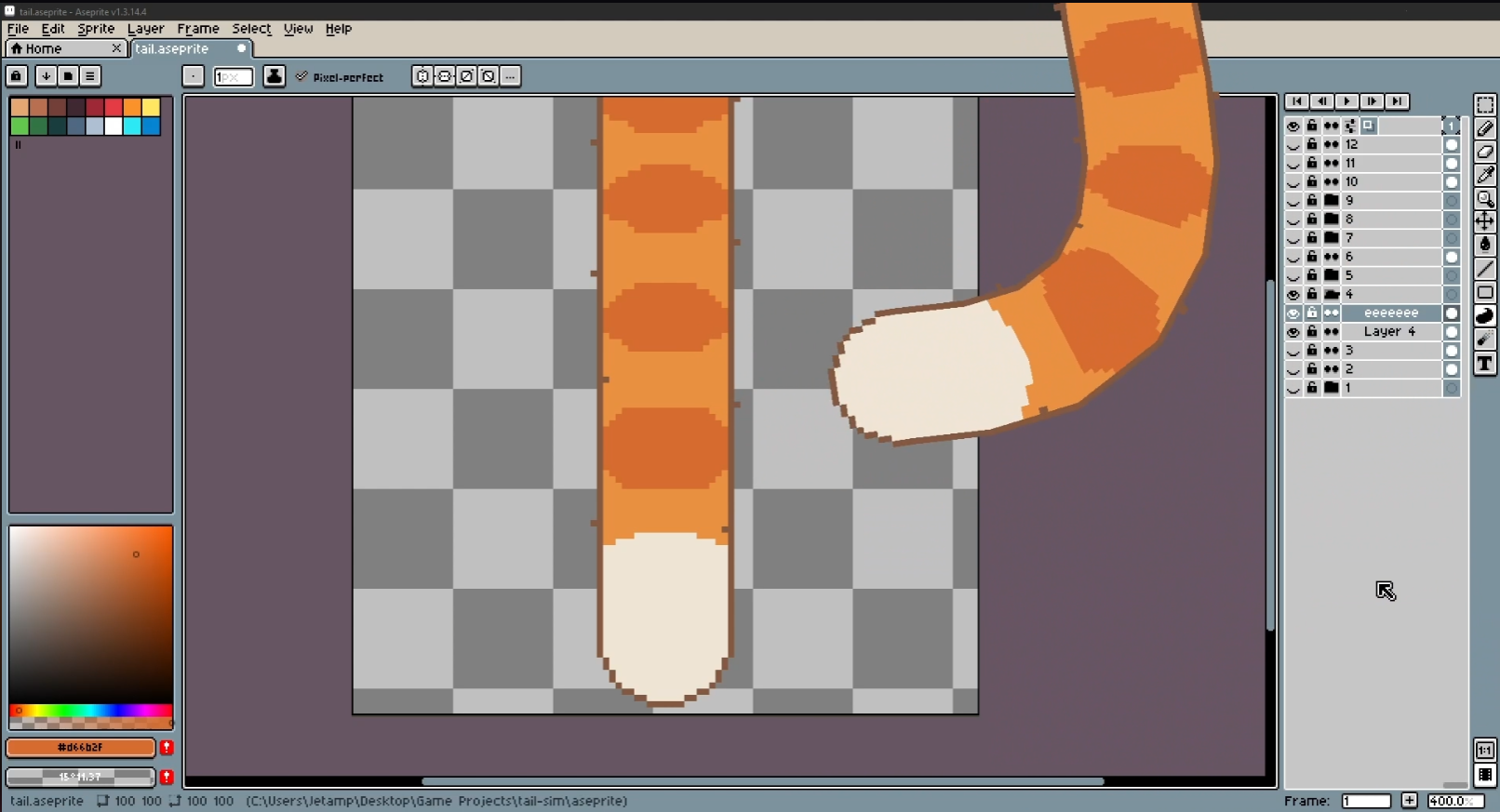 Fluffy Tail - Pixel Art Jam 2025 - itch.io