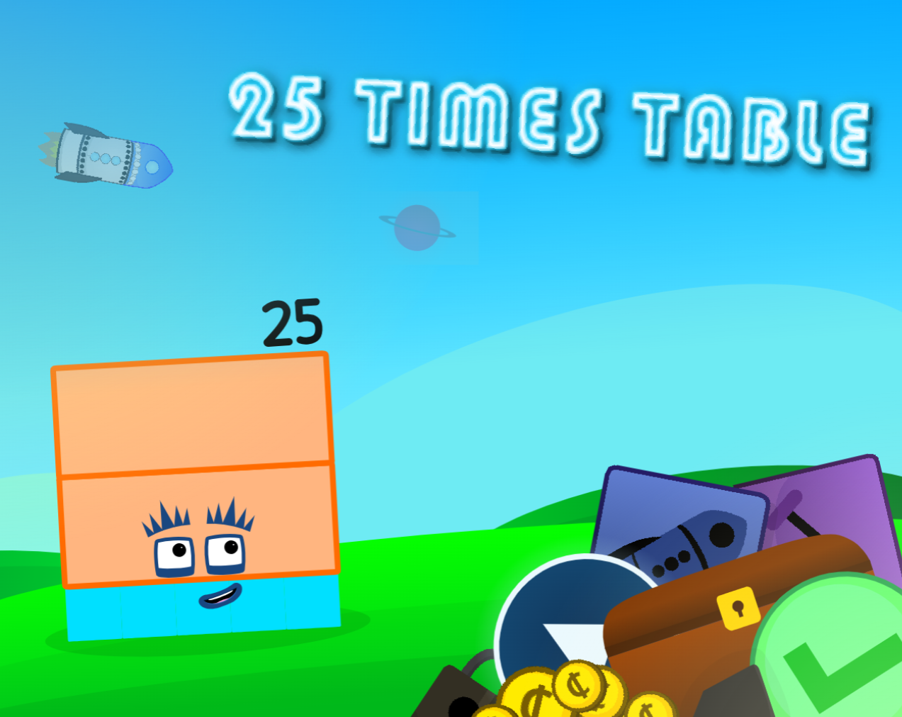 Numberblocks - 25 Times Table by Javen Productions