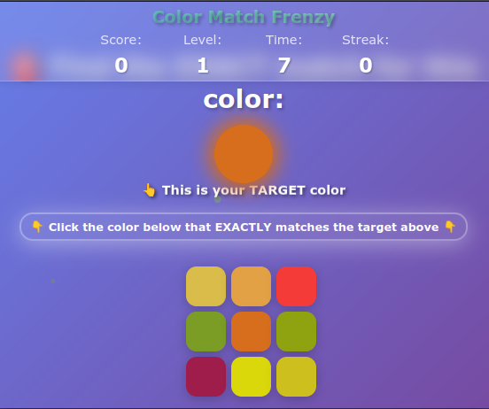 Color Match Frenzy by Amit Chausali