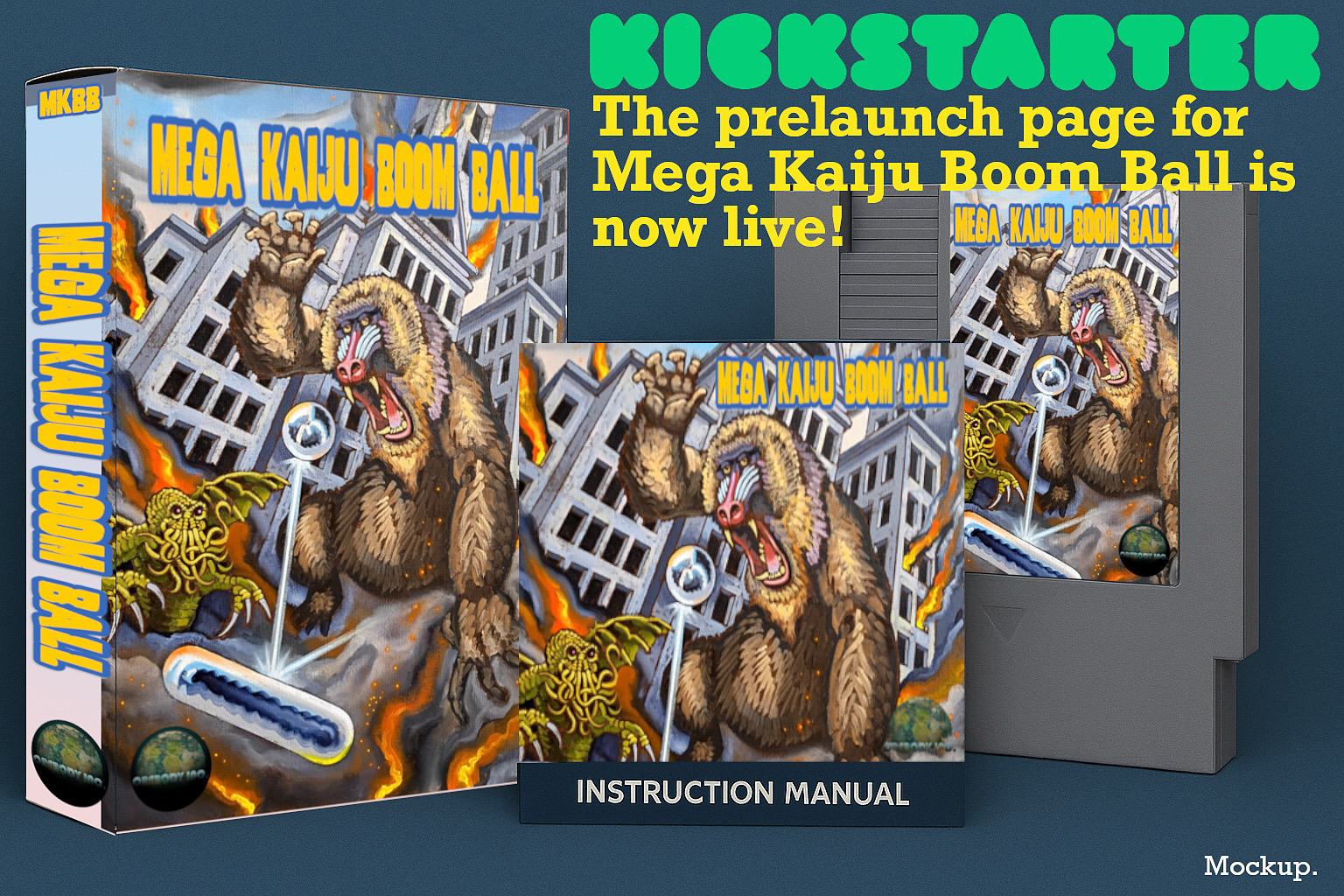 Kickstarter Prelaunch Page Now Live - Mega Kaiju Boom Ball by John ...