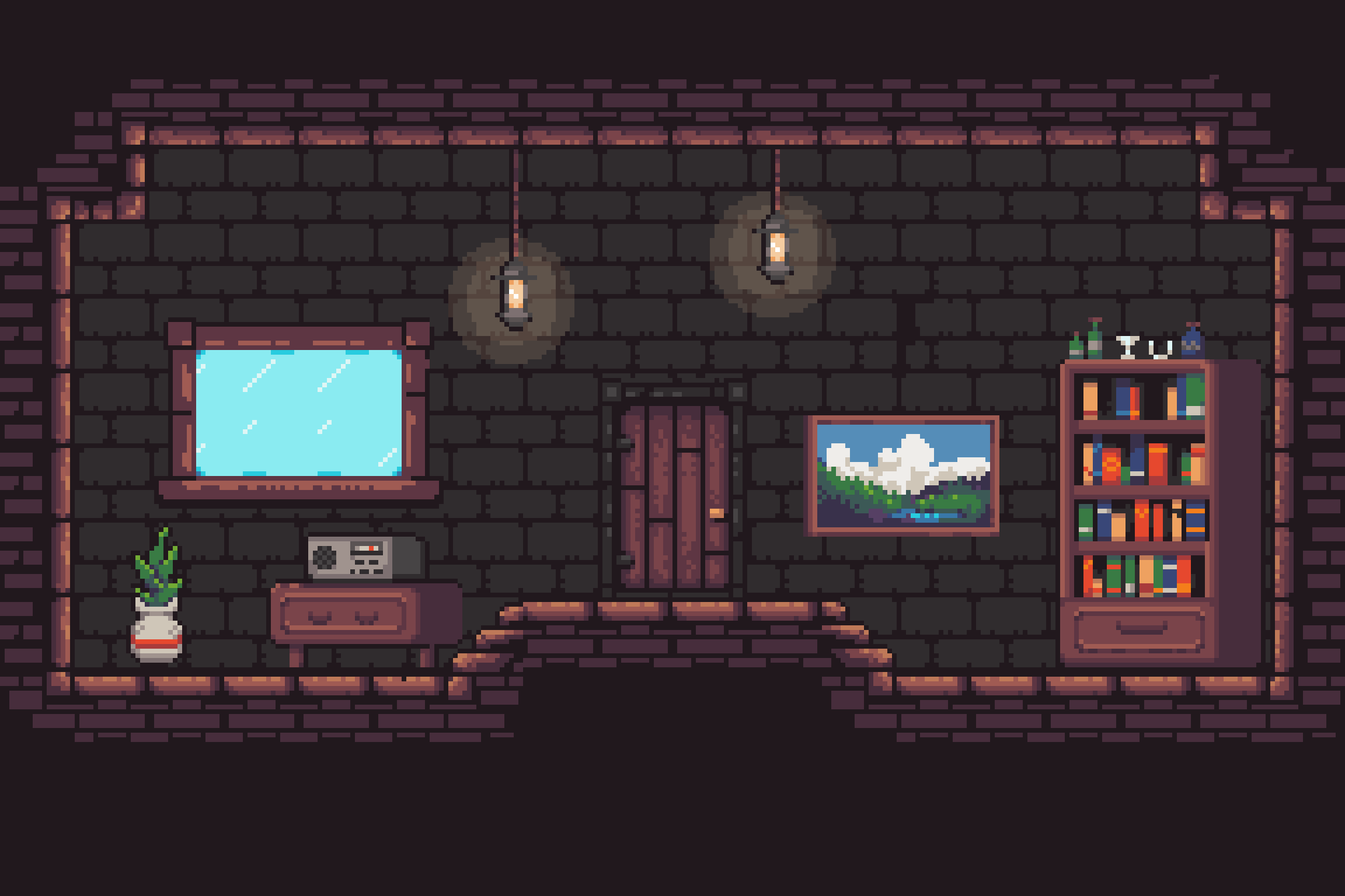 Artists Tavern Tileset by Luigi Animation